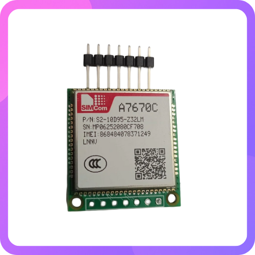 A7670C GSM 4G Breakout Board – WHITEVALLEY TECHNOLOGIES PRIVATE LIMITED