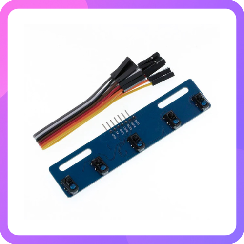 TCRT5000L 5 Channel Tracking Sensor Tracking Module Infrared Sensor ...